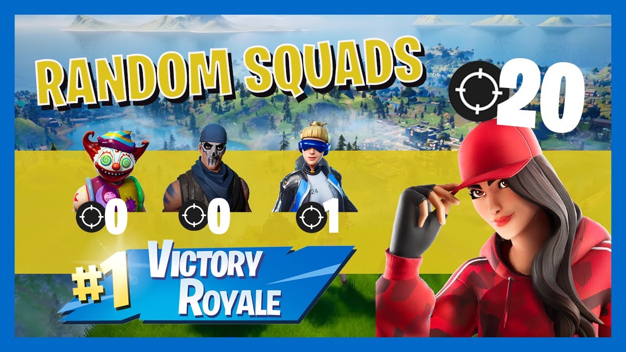 FORTNITE Battle Royale Random Squads, WIN LIKE A PRO Mozerrt with 20 ...