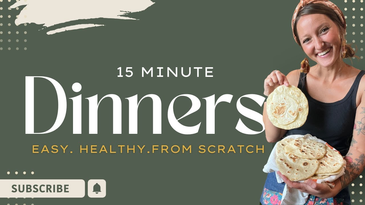 Easy From Scratch Dinners in 15 Minutes | Healthy Family Recipes - YouTube