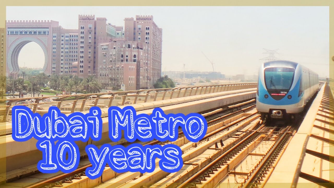 Driverless Dubai Metro, Track, bridge. What a beauty? Sep 2019 - YouTube