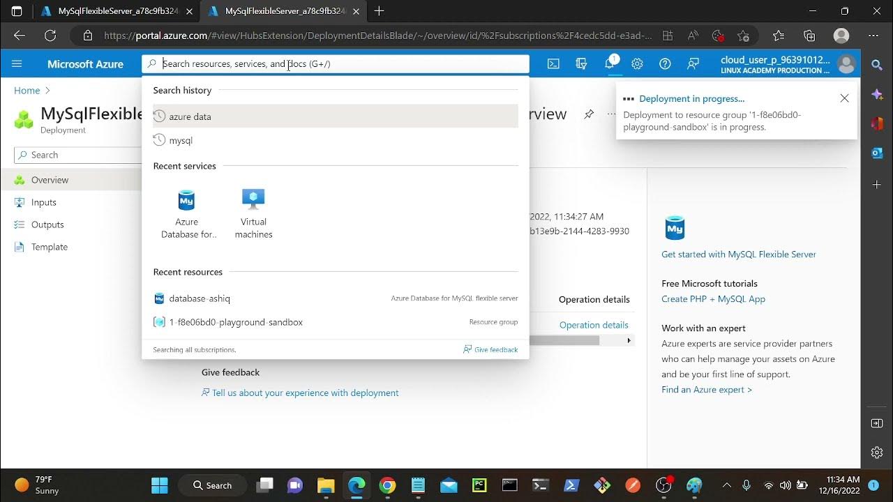 Connect Azure VM with MYSQL Database | create Wordpress APP on Azure - YouTube