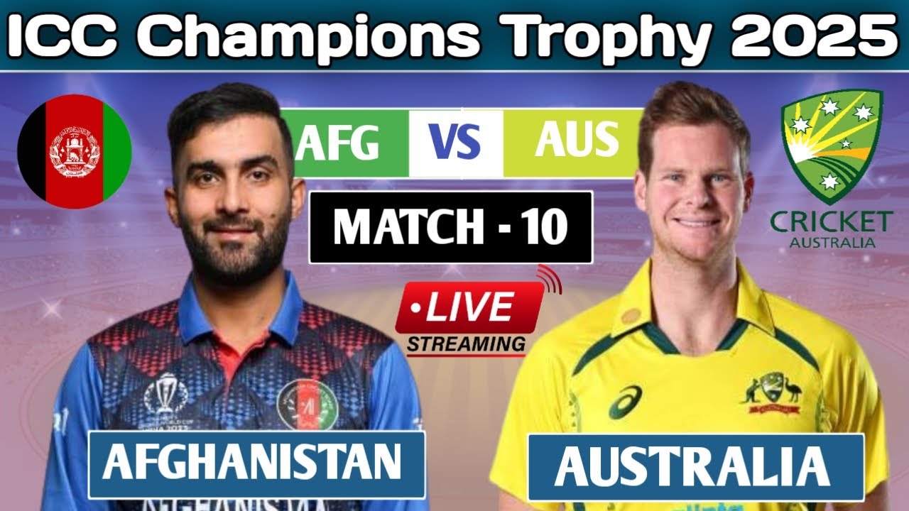 AUSTRALIA vs AFGHANISTAN , Today Match | Live Cricket Match Today | AUS ...