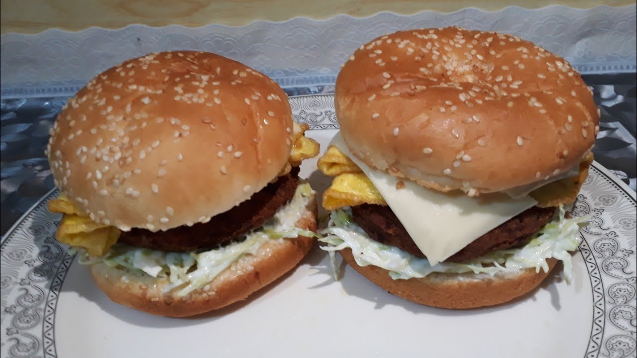 Homemade burger by Cooking Craze by Tahira - YouTube