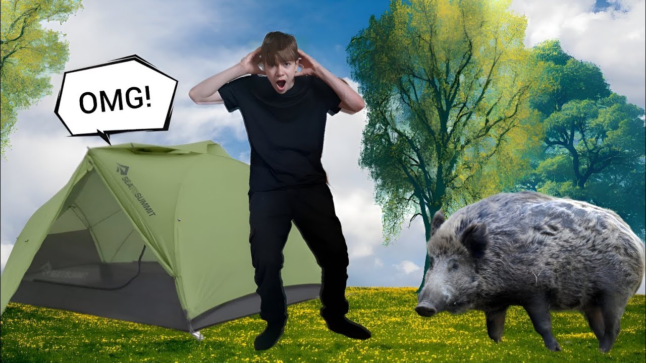Wildschwein Prank (er glaubt es) 🐗😱 - YouTube