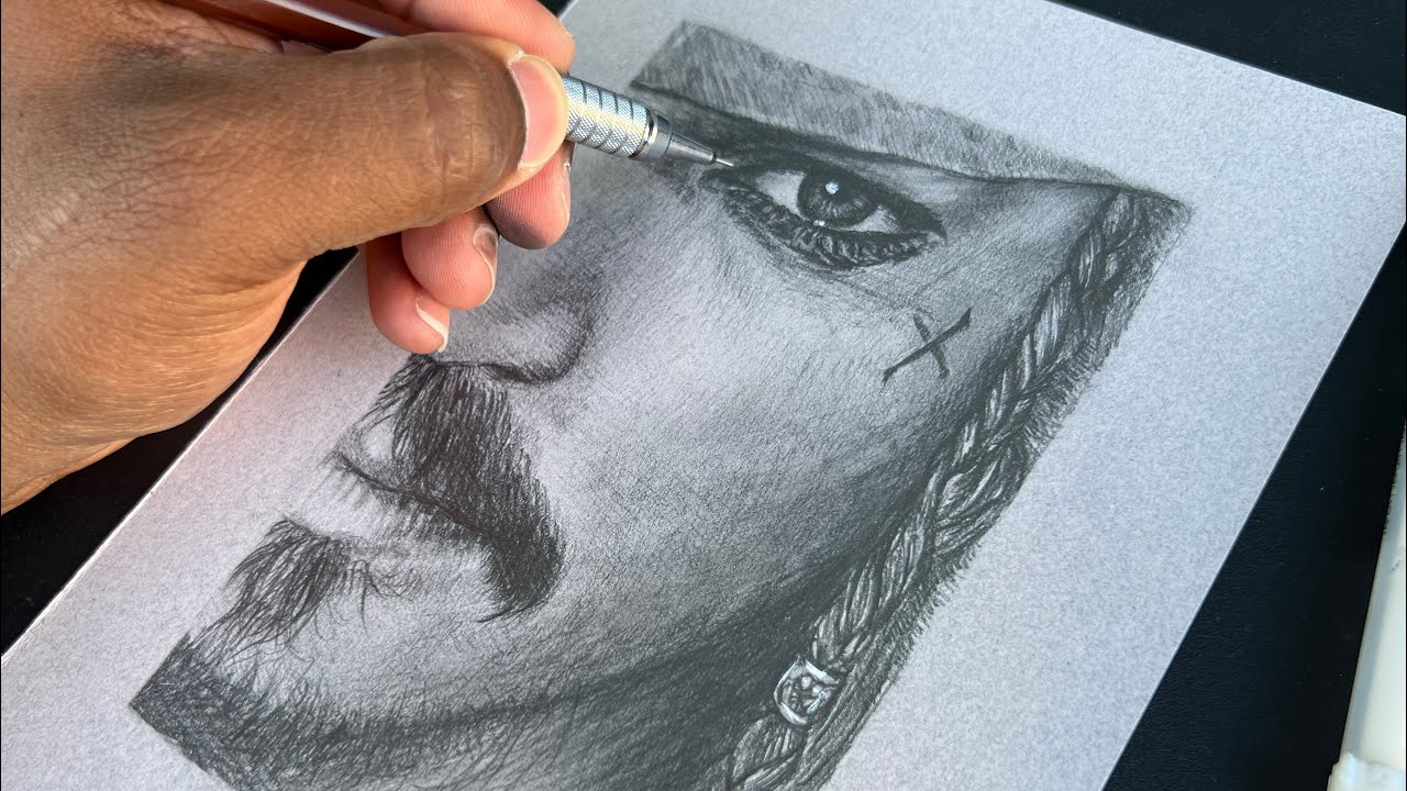 Full Step-by-Step Video of Captain Jack Sparrow - How To Draw - YouTube