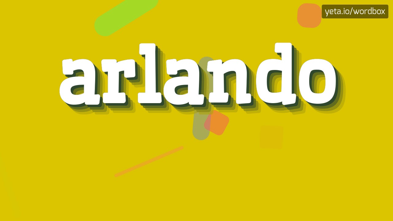 ARLANDO - HOW TO PRONOUNCE IT!? - YouTube