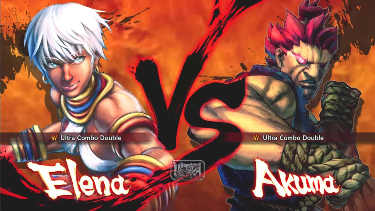 Ultra Street Fighter 4 - Elena Vs Akuma [Hardest] - YouTube