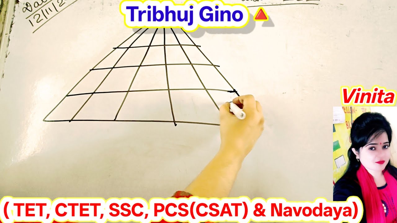 🔺Tribhuj ke Andar Kitne Tribhuj Hain? | Triangle Counting Trick for ...