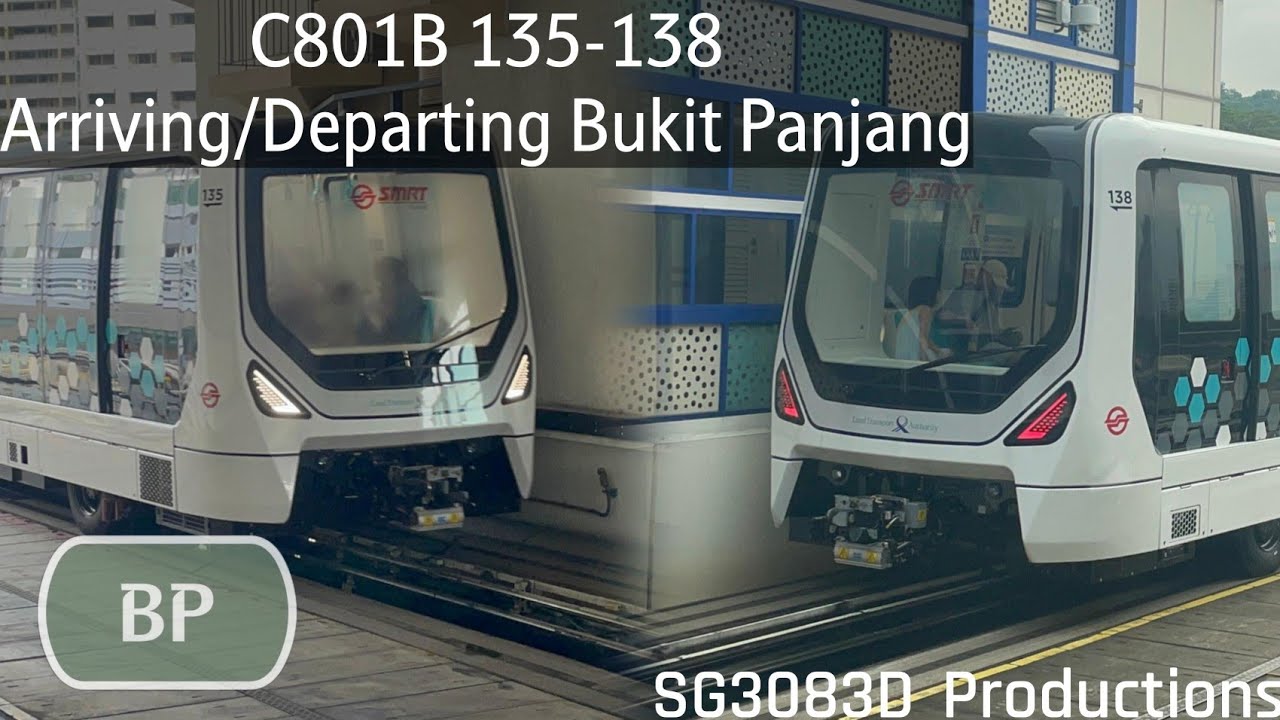 [SMRT] ALS C801B [135-138] - Arriving/Departing BP6 Bukit Panjang ...