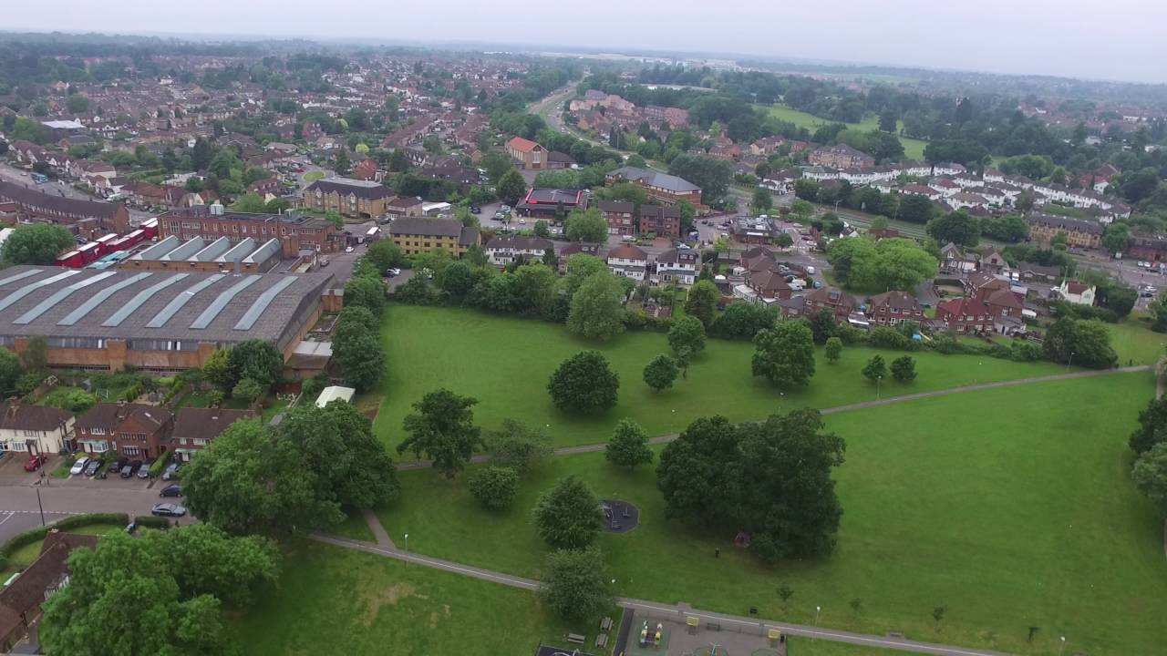 Phantom 3 Garston Bus Garage - YouTube