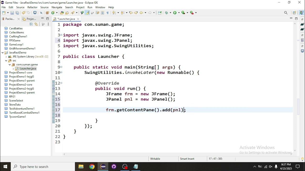 Rectangles and Bars in Java | Java Game Programming - YouTube