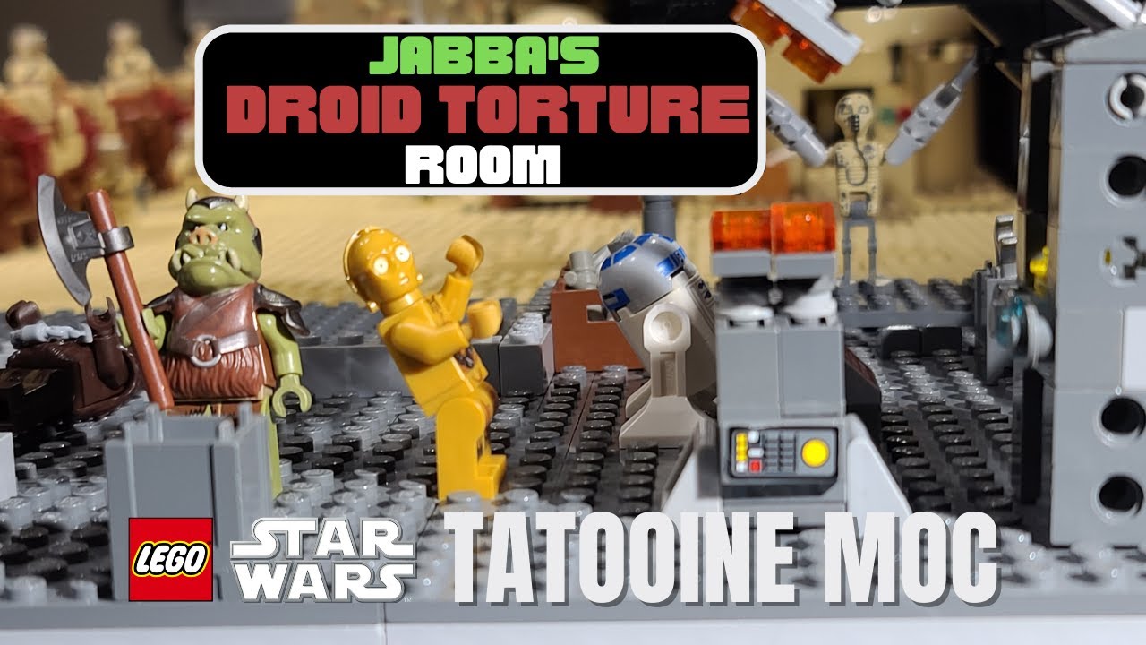 Lego Star Wars Tatooine MOC Build - Episode 49 - Jabba's Droid Room ...