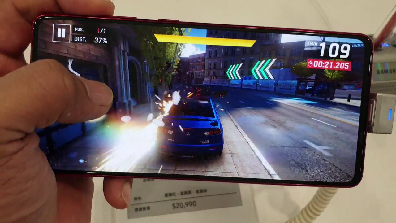 Samsung Note 10 Lite gaming #asphalt #SamsungNote10Lite - YouTube