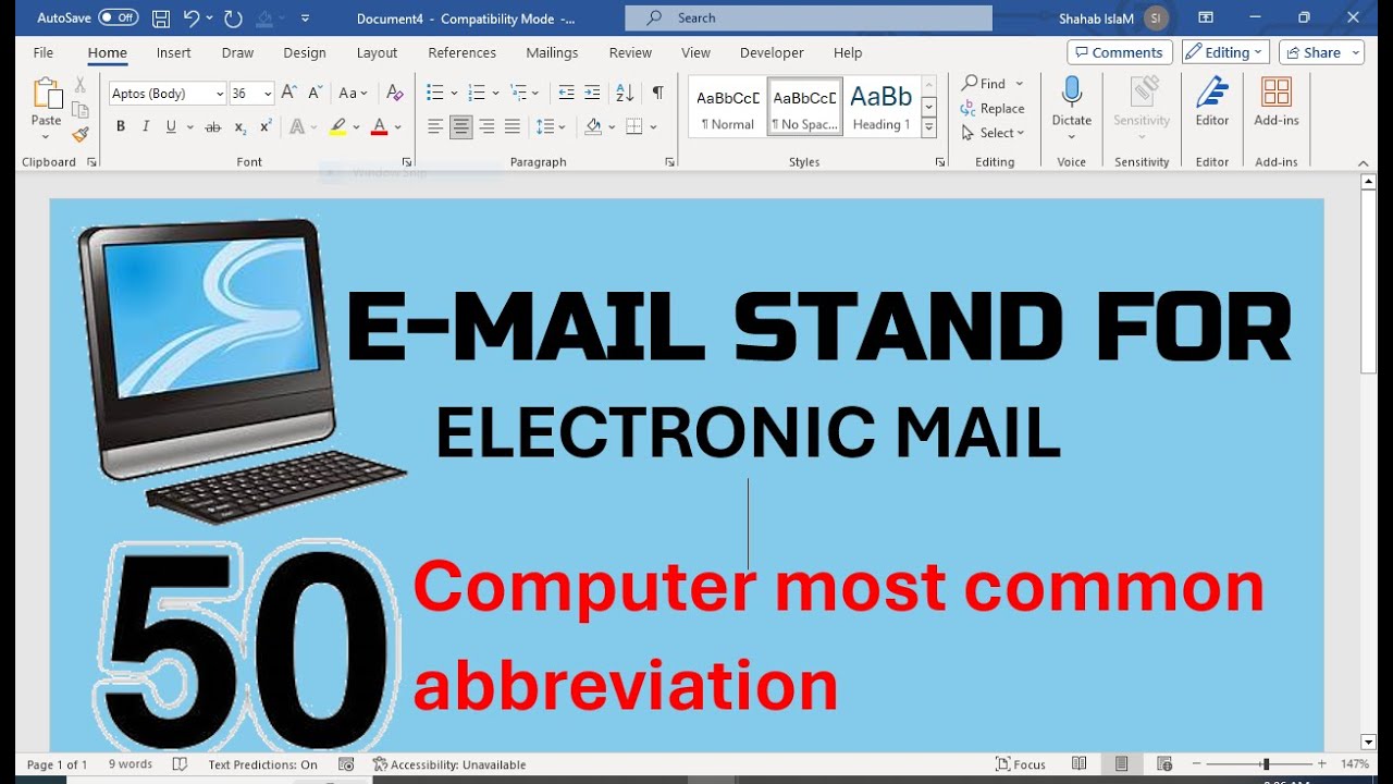most common abbreviation list || computer short abbreviation list - YouTube