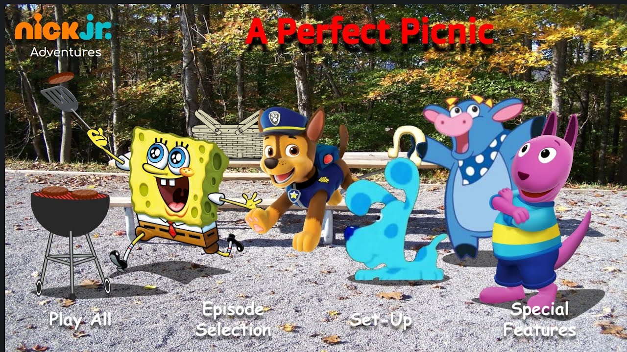 Nick Jr. Adventures: A Perfect Picnic DVD Menu (My Version) - YouTube