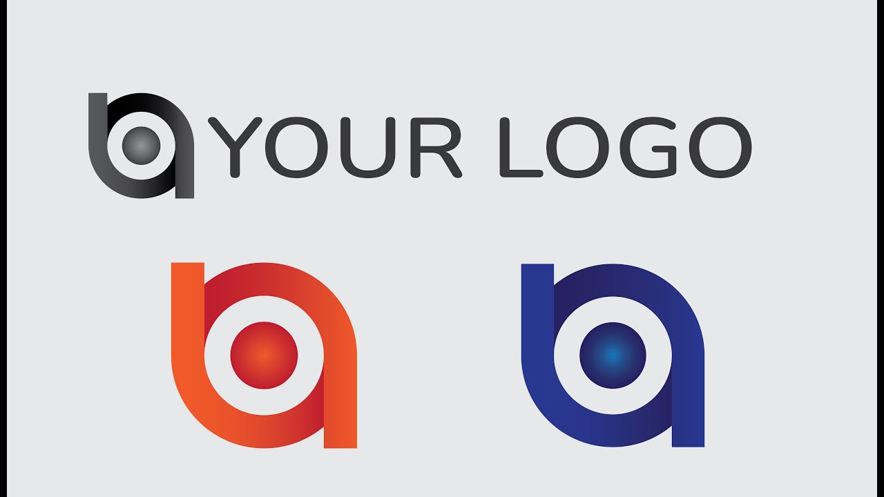 logo design in illustrator For Beginners (2024) | Faraz GFX Design # ...