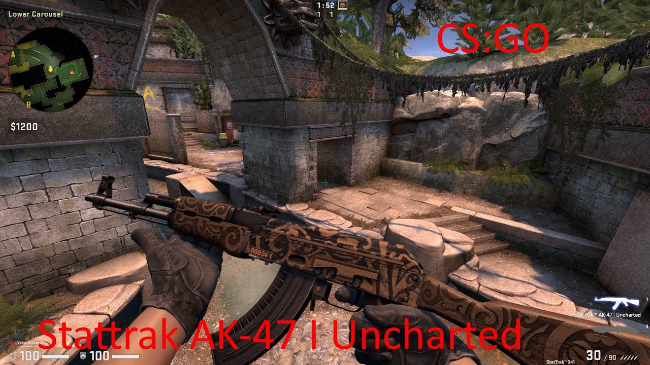 CS:GO - Stattrak AK-47 Uncharted gameplay - YouTube