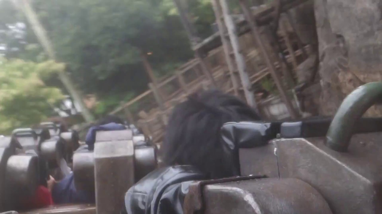 Raging Spirits Roller Coaster - Tokyo DisneySea - YouTube