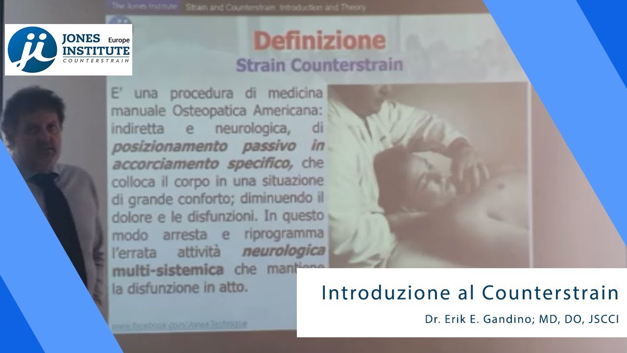 Introduzione alla tecnica Strain Counterstrain - Jones Institute Italia ...