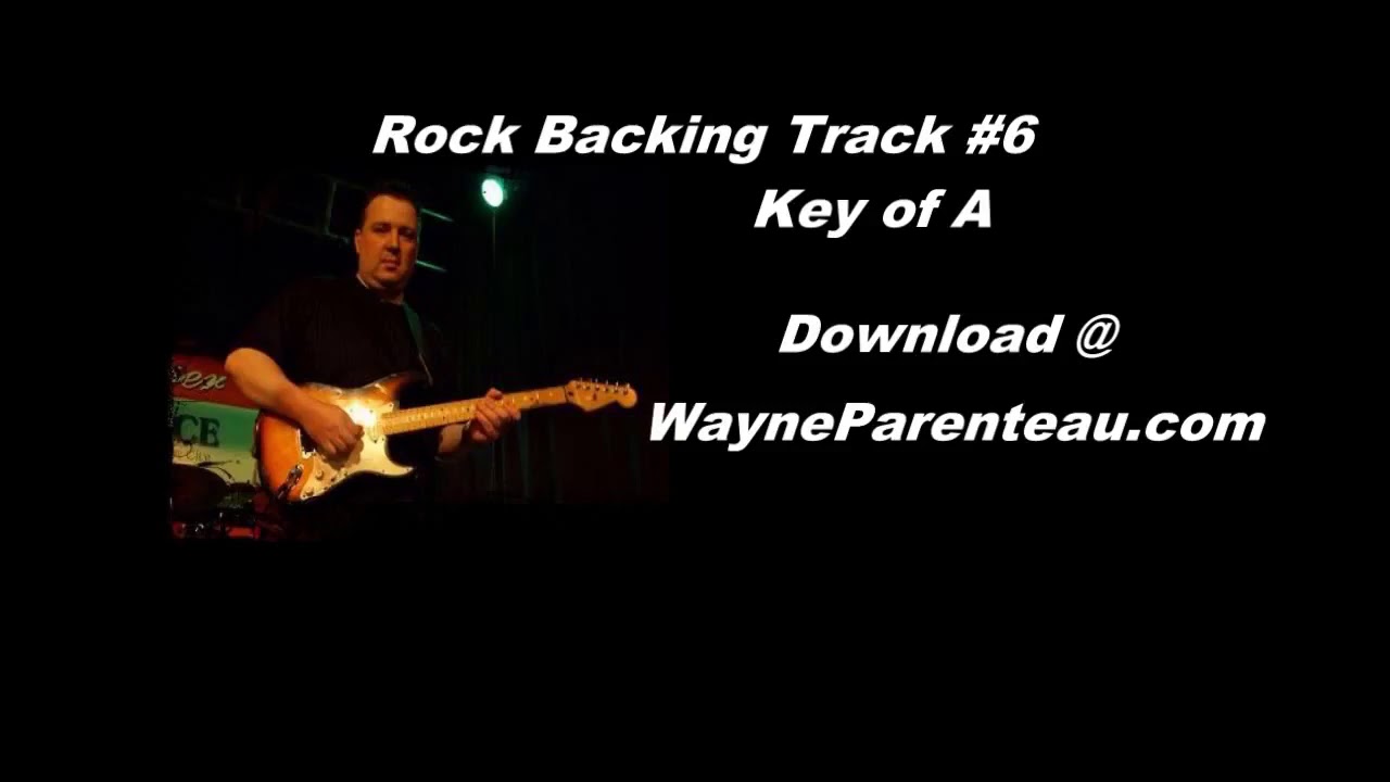 Rock Backing Tracks #6 Key of A - YouTube