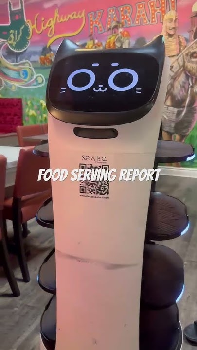 Food serving robot #shorts - YouTube