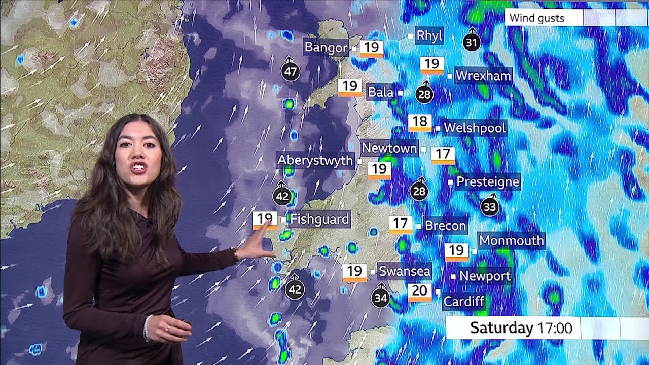 Sabrina Lee BBC Wales Weather 29Aug2025 - YouTube