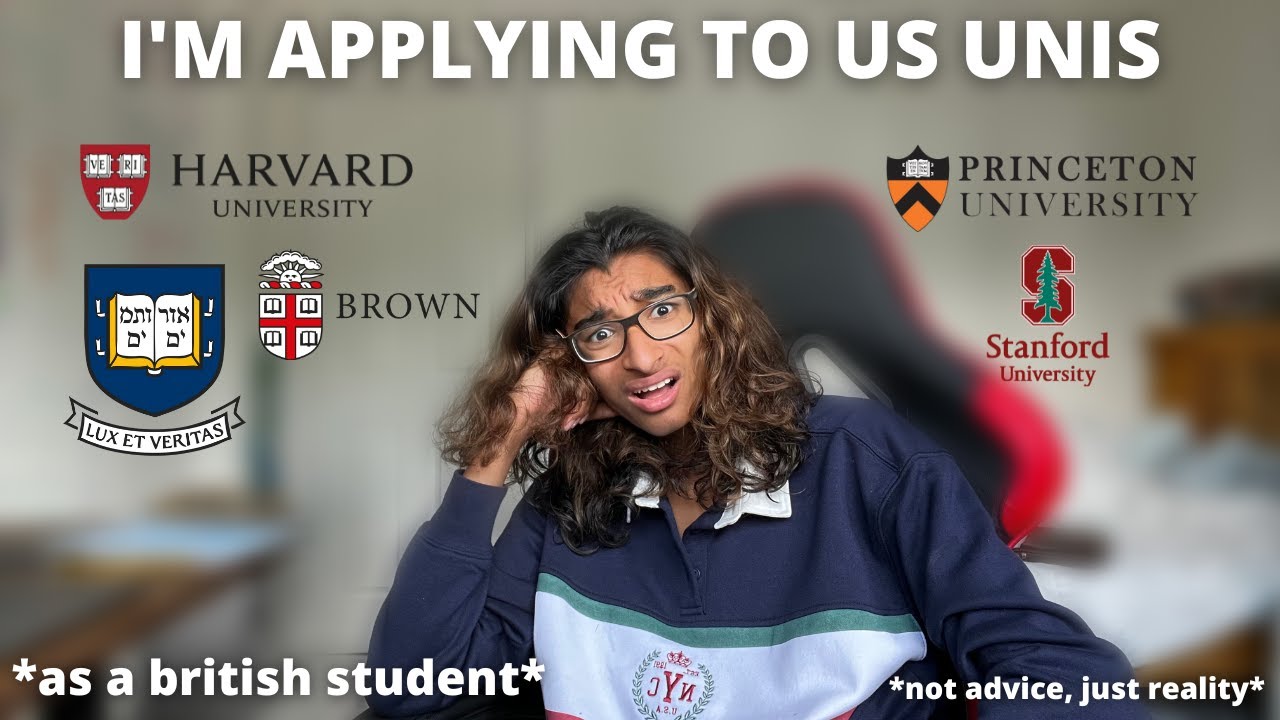 UPDATE: I'm applying to US unis as a UK student! | help me :/ - YouTube