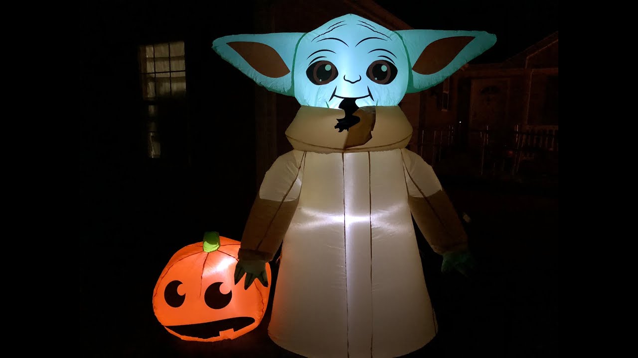 HolidayHouse Reviews: Disney Star Wars Grogu 5.5 foot Halloween ...
