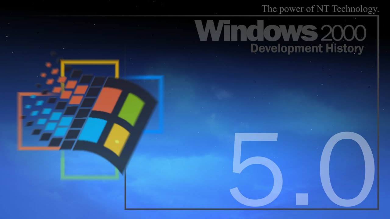 History of Windows 2000 - YouTube