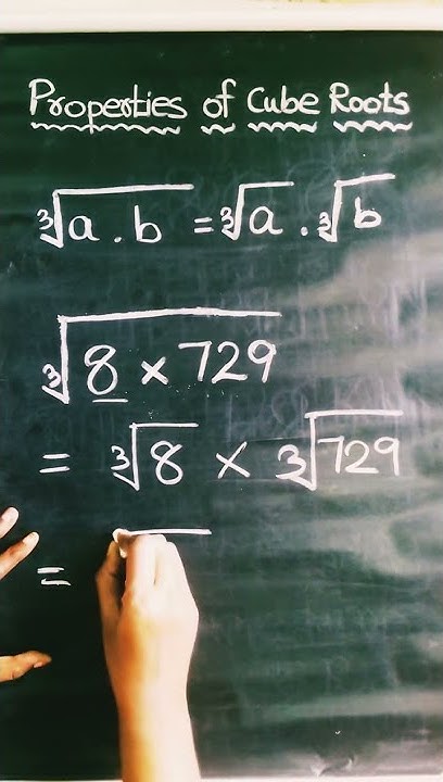 cube root of product of two whole numbers☺properties of cube roots😍step ...