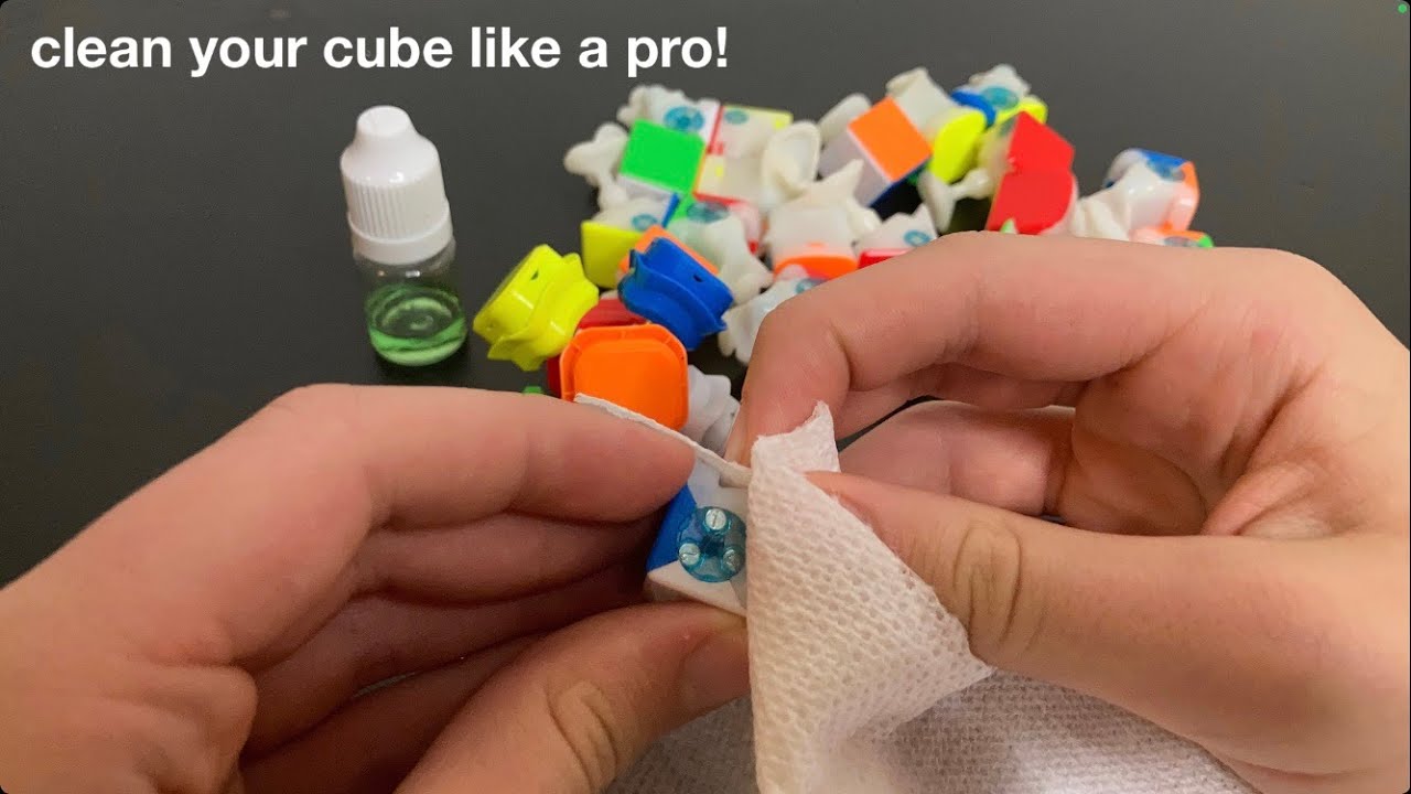 How to Clean Your Speed Cube Like a Pro - YouTube
