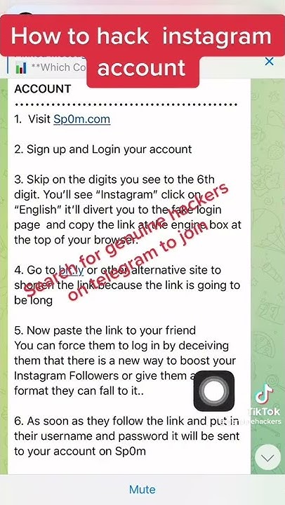 How to Hack An Instagram account. warning ⚠️ don't try this on anyone's ...