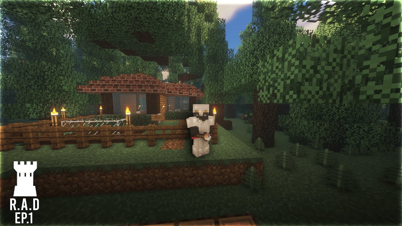 Minecraft R.A.D Modpack | Ep.1 Becoming a Wizard! | - YouTube