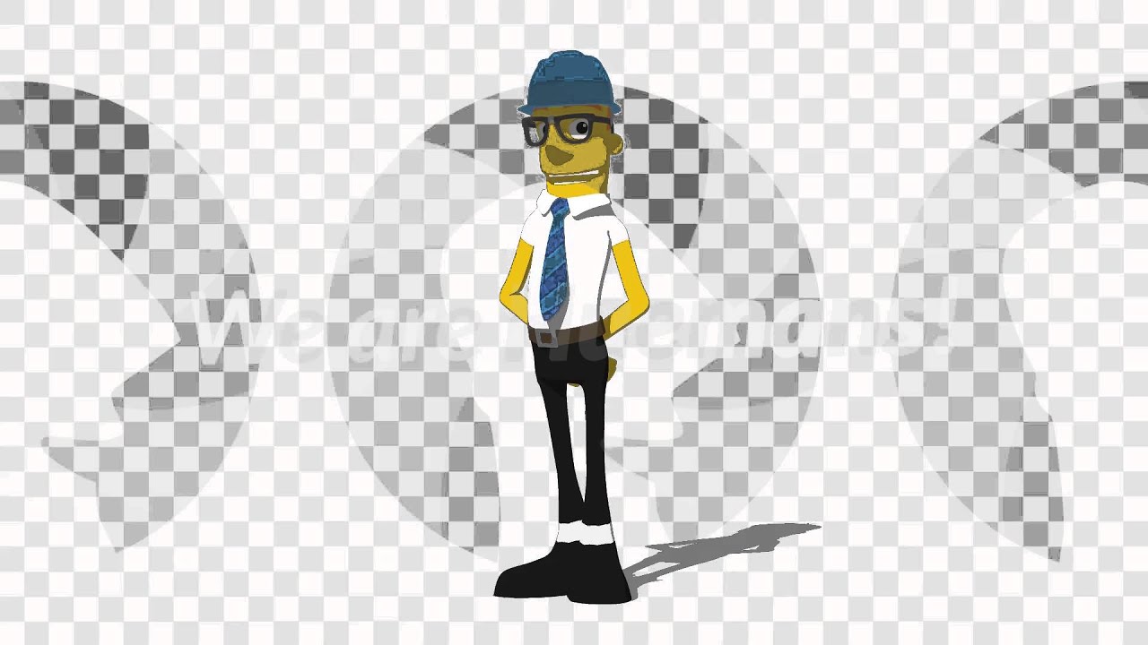 Yellow Supervisor 'Talking without Gestures' Connectable Character ...