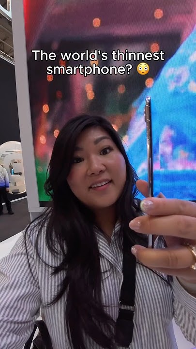 TECNO Spark Slim—the world’s thinnest smartphone at just 5.75mm #tech ##tecno #mwc - YouTube