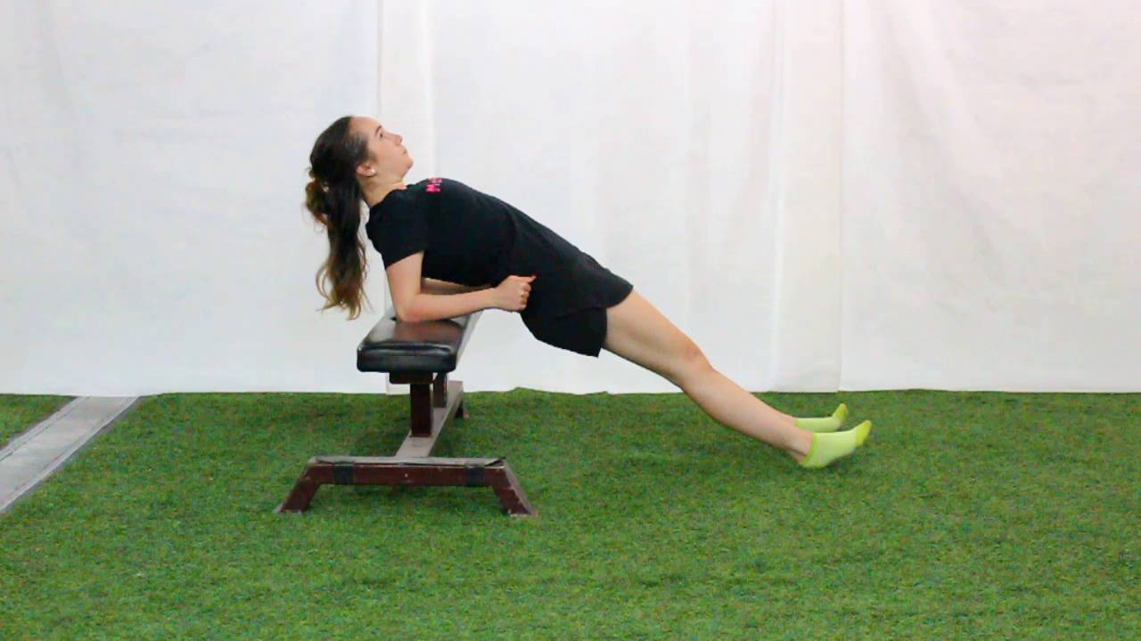 Reverse Plank on Bench - An Exercise Demo by Optimizing Athleticism ...