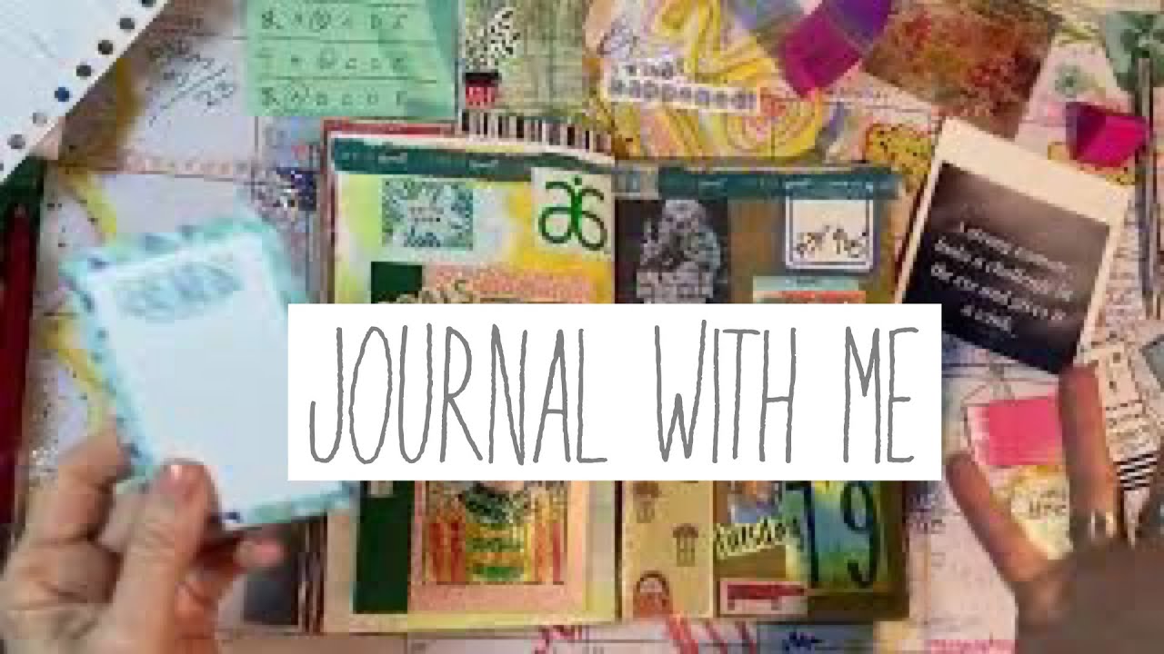 Journal with me in my creative daily journal - YouTube