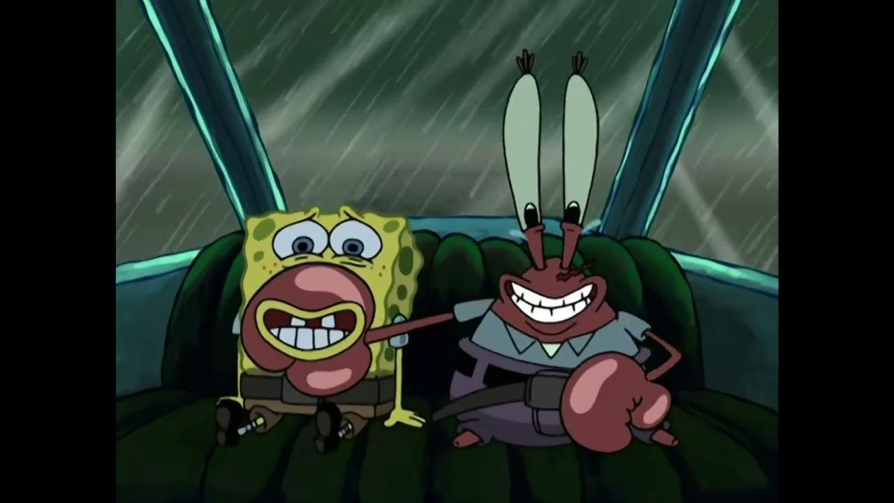 SpongeBob and Mr. Krabs Laughing Awkwardly for 10 Hours - YouTube
