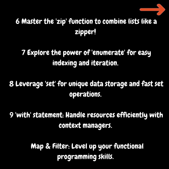 Python Tips & Tricks!🐍Master your Python skills with these 20 amazing ...