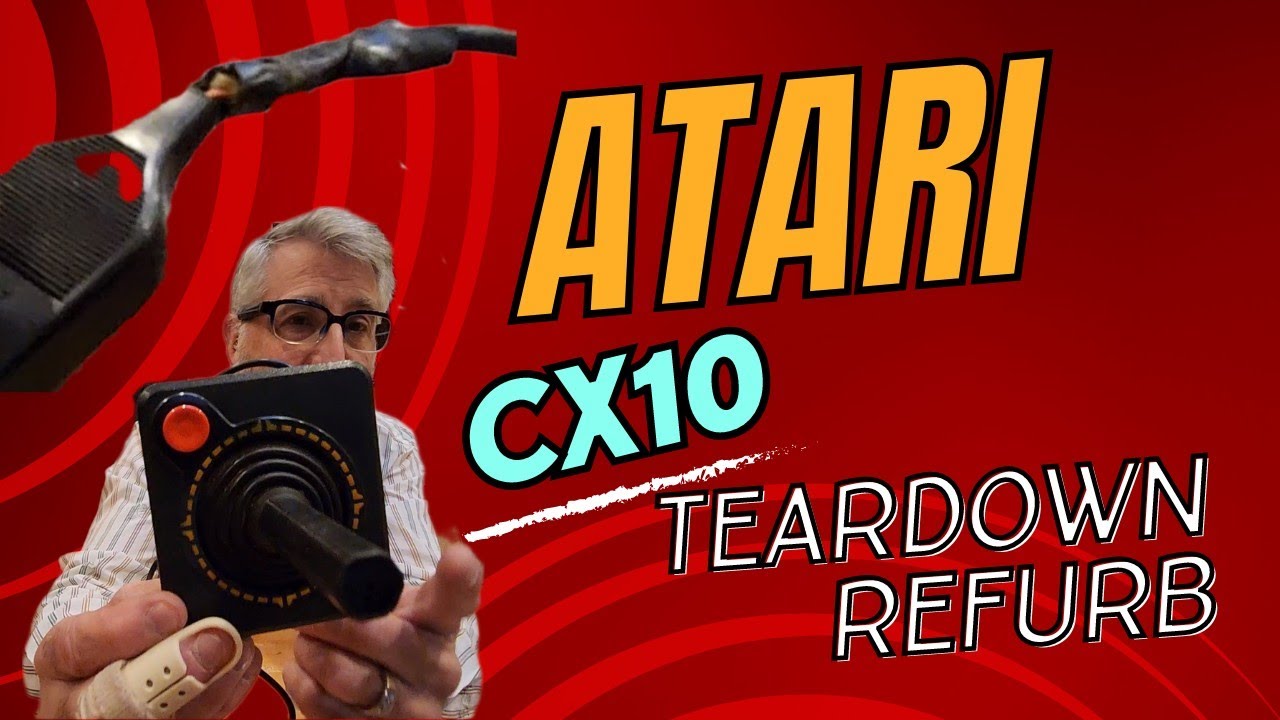 Atari 2600 CX10 Joystick Teardown and Refurb & Repair - RETRO GAMING ...