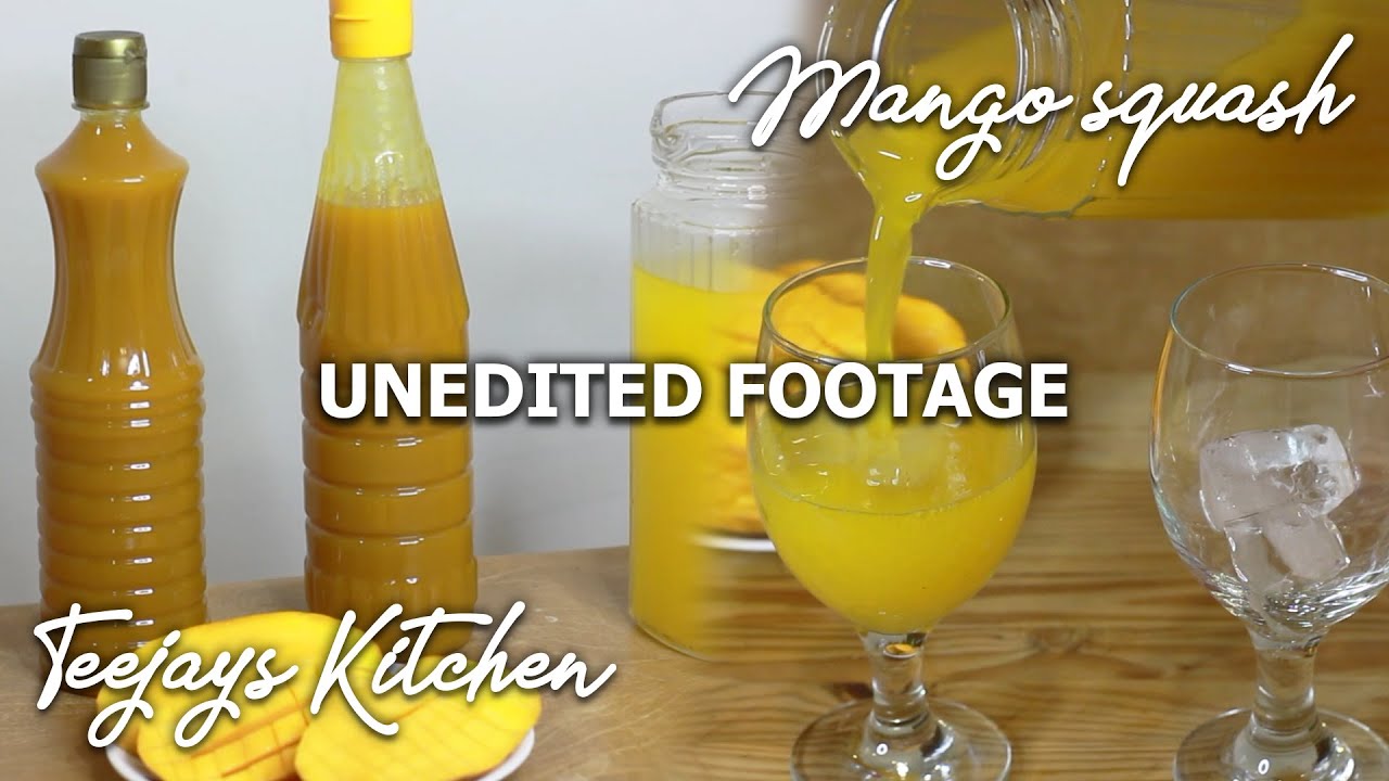 Making of Mango Squash (Unedited Footage) - YouTube