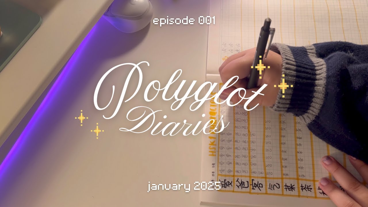 polyglot diaries 2025 language goals & reflections - YouTube