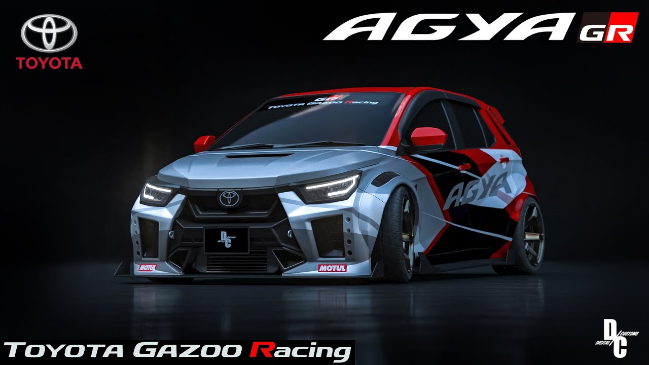 ALL NEW TOYOTA AGYA 2024 GR SPORT | Modifikasi Digital - YouTube
