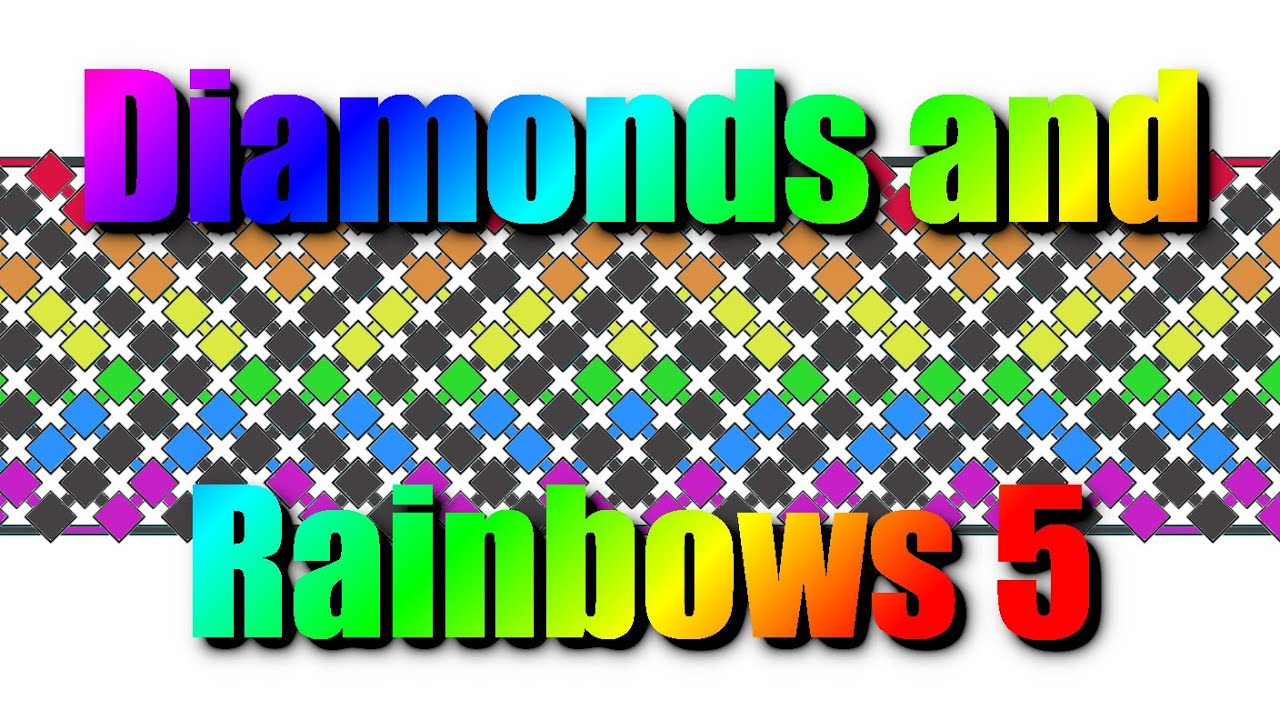 Diamonds and Rainbows Part 5: A Friendship Bracelet Tutorial - YouTube
