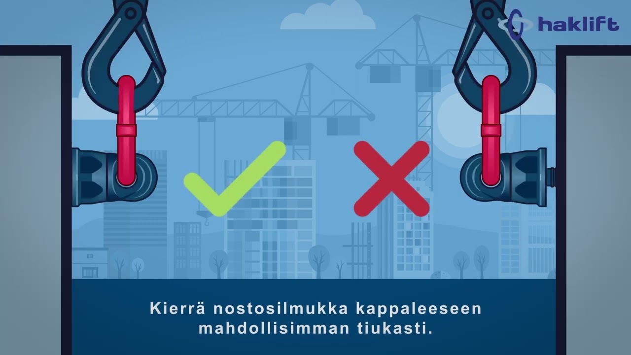 Haklift-nostosilmukat - ohjeita käyttöön - YouTube