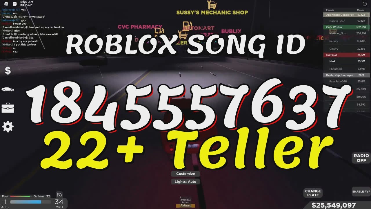 22+ Teller Roblox Song IDs/Codes - YouTube
