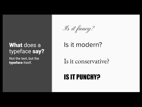 Typography Crash Course Lecture - YouTube