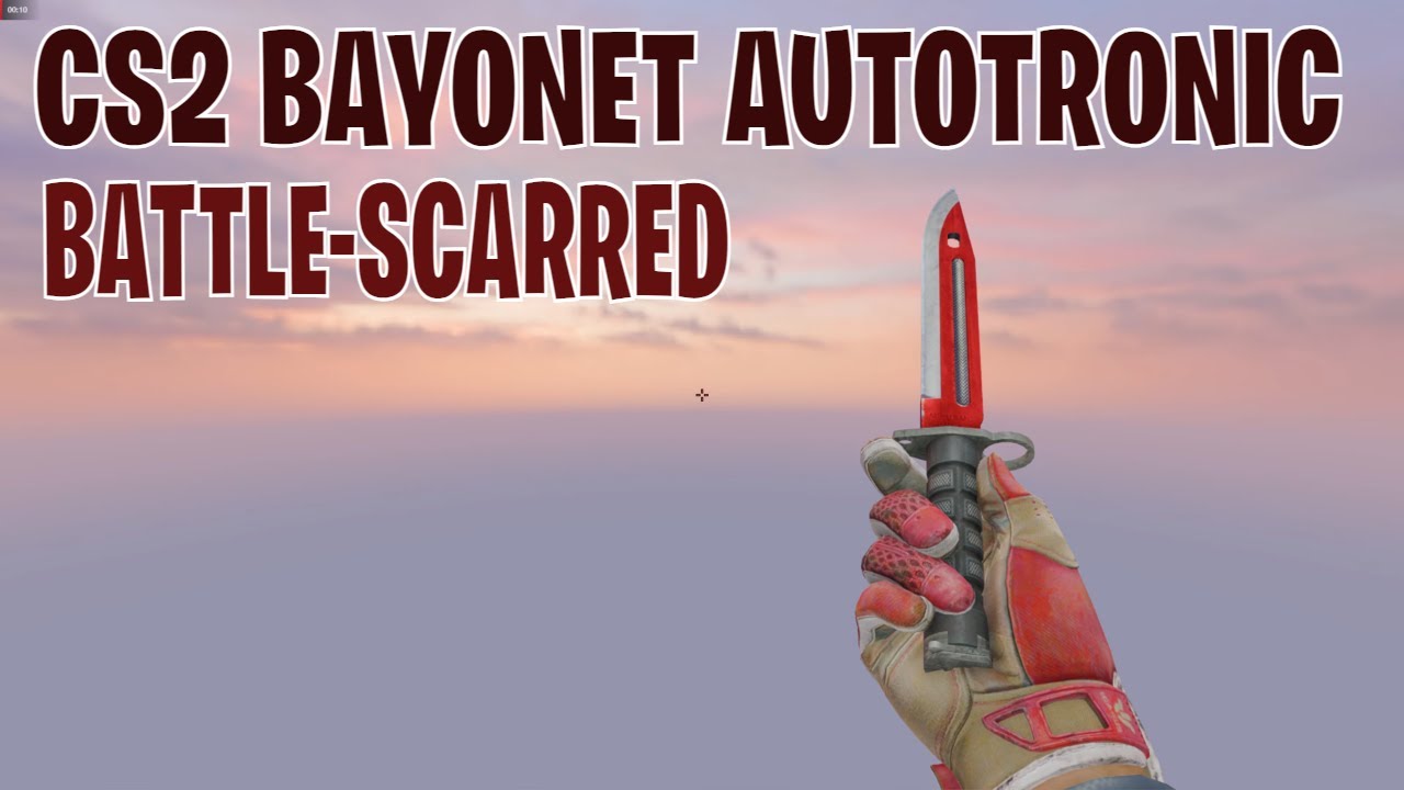 Bayonet Autotronic (Battle-Scarred) | CS2 Skin Showcase #324 - YouTube