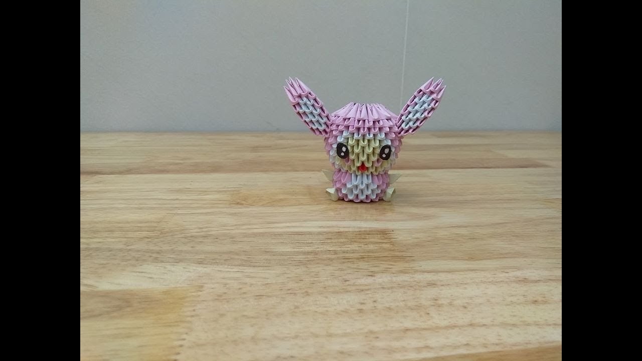 3D Origami Rabbit Kid YouTube 3D Origami Rabbit Kid YouTube