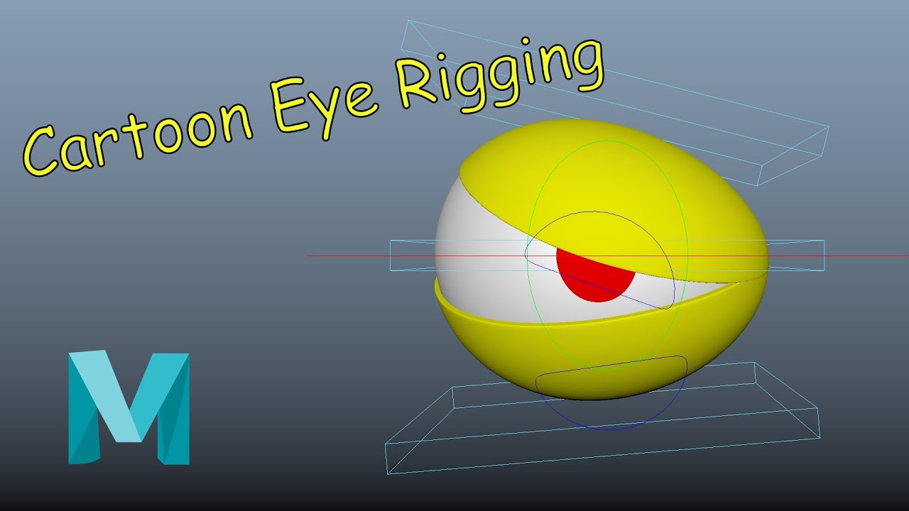 Cartoon Eye rigging in Maya - YouTube