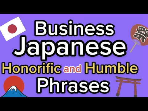 * Business Japanese Honorific and Humble Phrases* | Learn Japanese | beginners